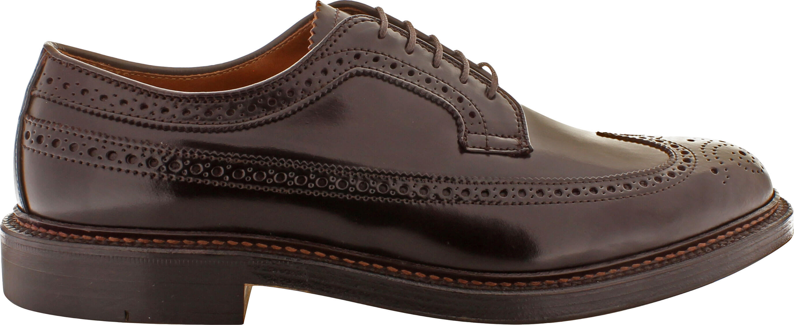 Alden Men's 975 - Long Wing Blucher - Color 8 Shell Cordovan - The Shoe ...